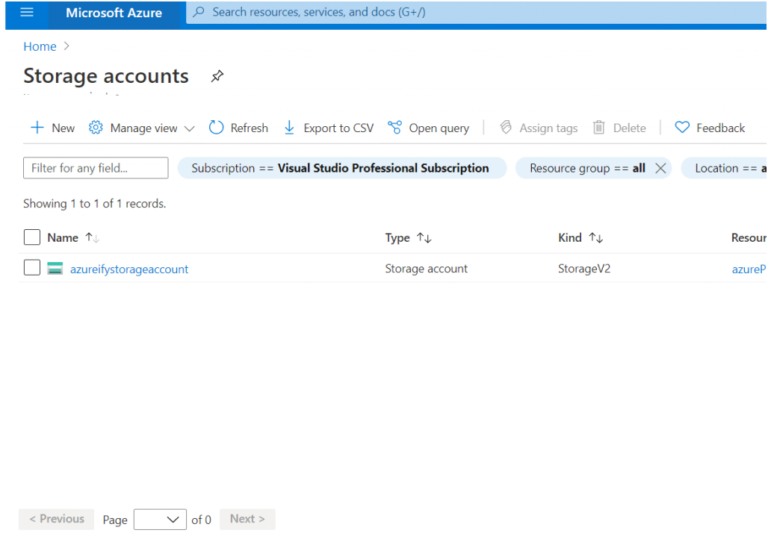 Create azure blob storage step by step tutorial with example