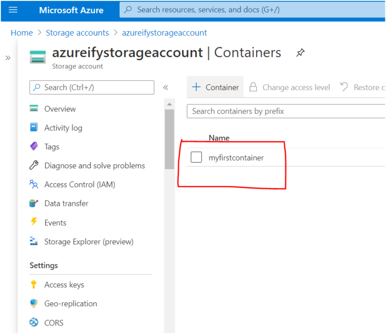 Create azure blob storage step by step tutorial with example